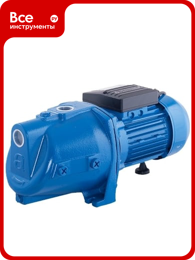 Насос AQUARIO AJC-125C 1150 Вт, 80 л/мин, максимальное давление 4.5 атм, высота подъема 45 м, самовсасывающий, центробеж