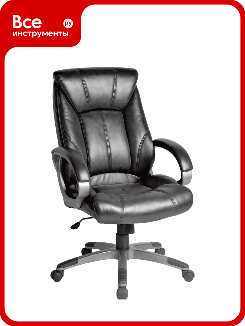 Компьютерное офисное кресло руководителя BRABIX Maestro EX-506, с подлокотниками, эко кожа 530877