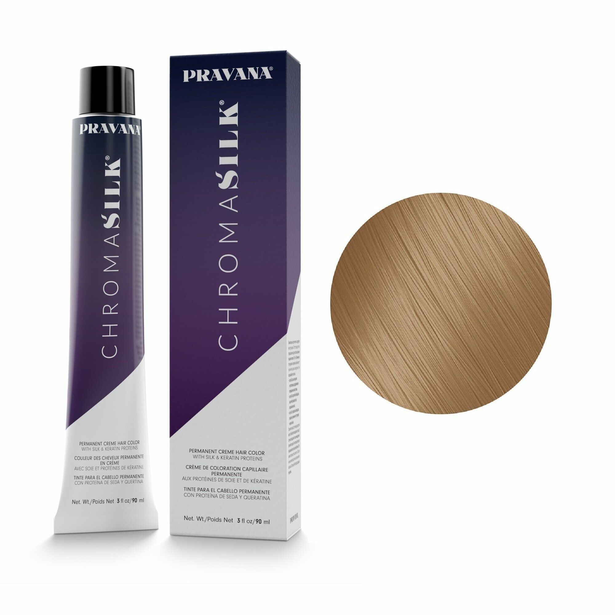 Профессиональная крем-краска Pravana Ultra Clear Copper Blonde 10.04 (10С), ультра-прозрачный медный блонд, 90мл