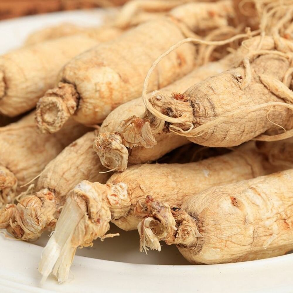 200 г сушеных цельных корней корейского белого женьшеня Panax