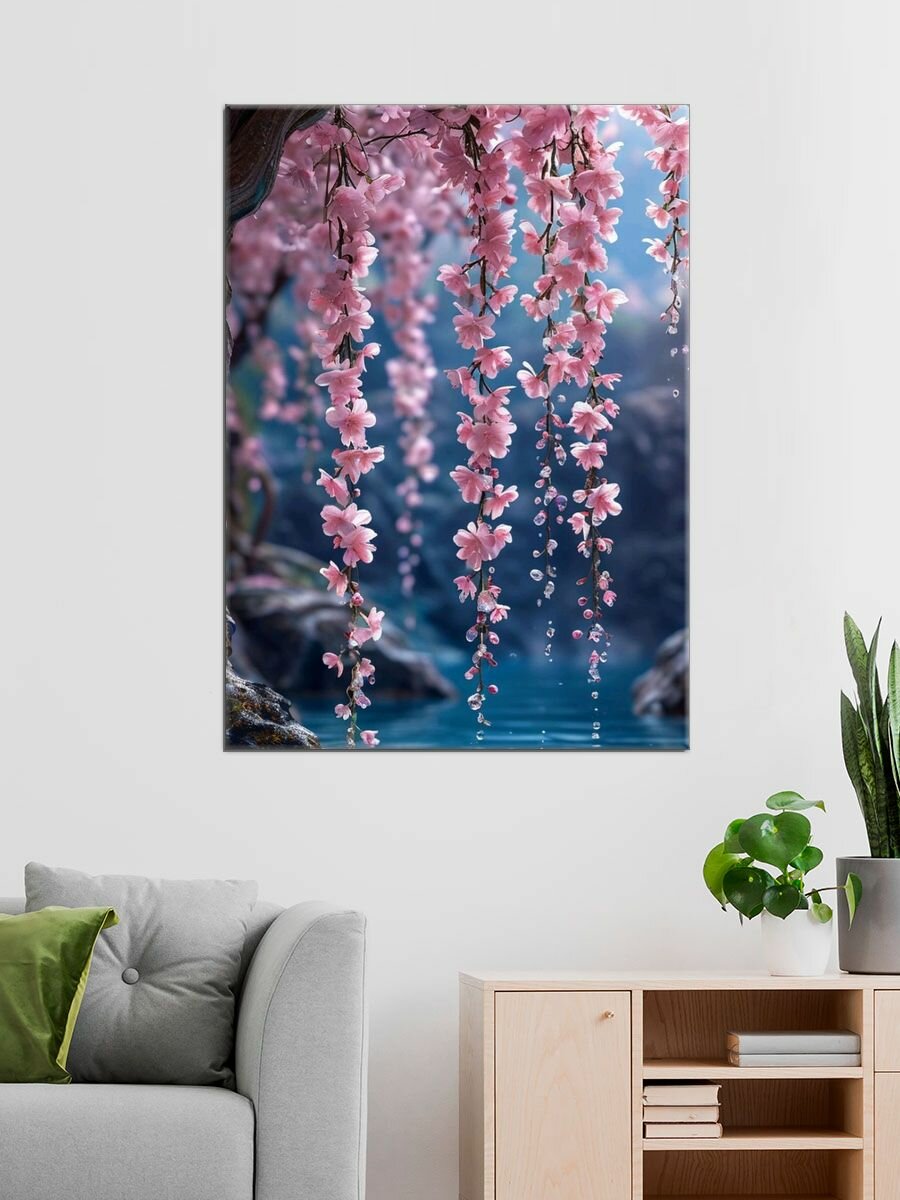 Картина на стену "Сакура", 50х70 см