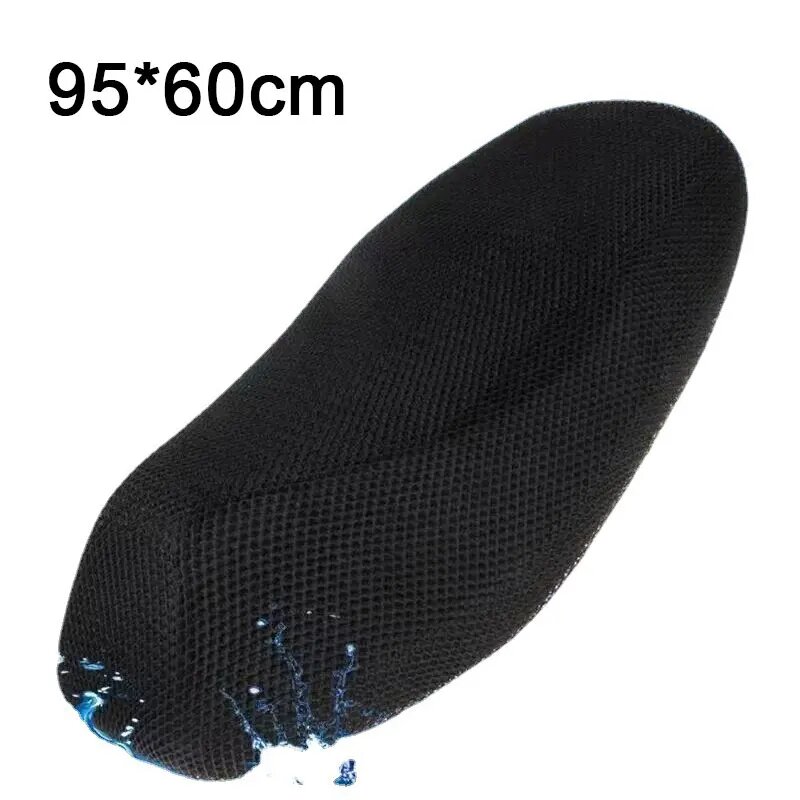 3D Сетчатая Подушка Для Сиденья Мотоцикла, Противоскользящий Защитный Чехол, Нескользящая 95x60cm