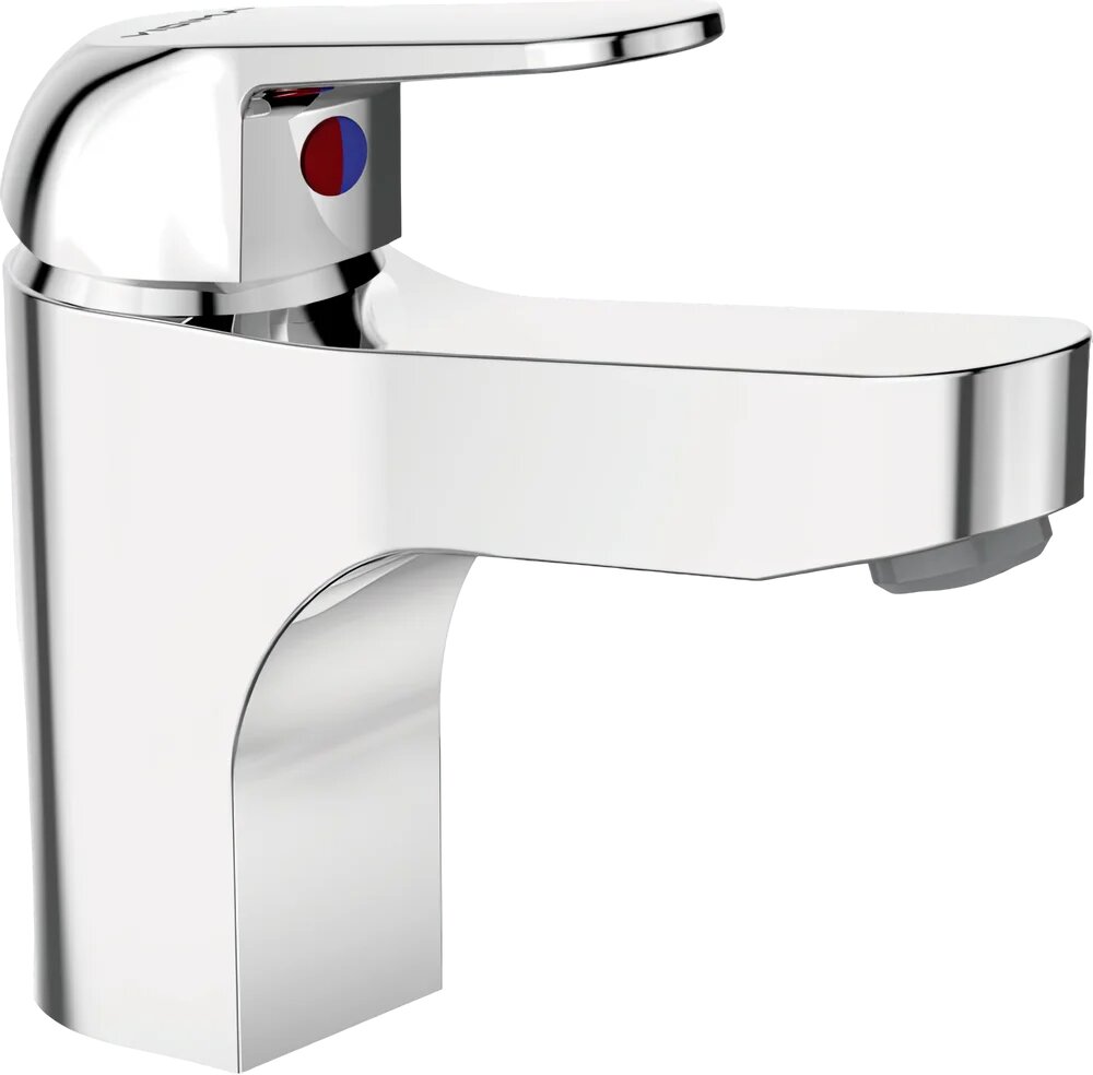 Смеситель для раковины Vidima Fine Grande BA385AA хром, глянцевый, кран для ванной в раковину, из латуни, рычажный, с керамическим картриджем