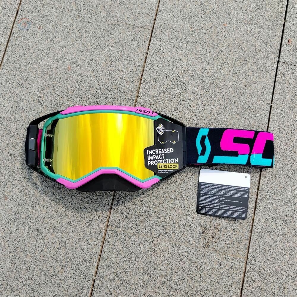 Очки для мотокросса Scott с защитой от ветра, пыли и УФ-излучения универсальные мотоочки для внедорожников