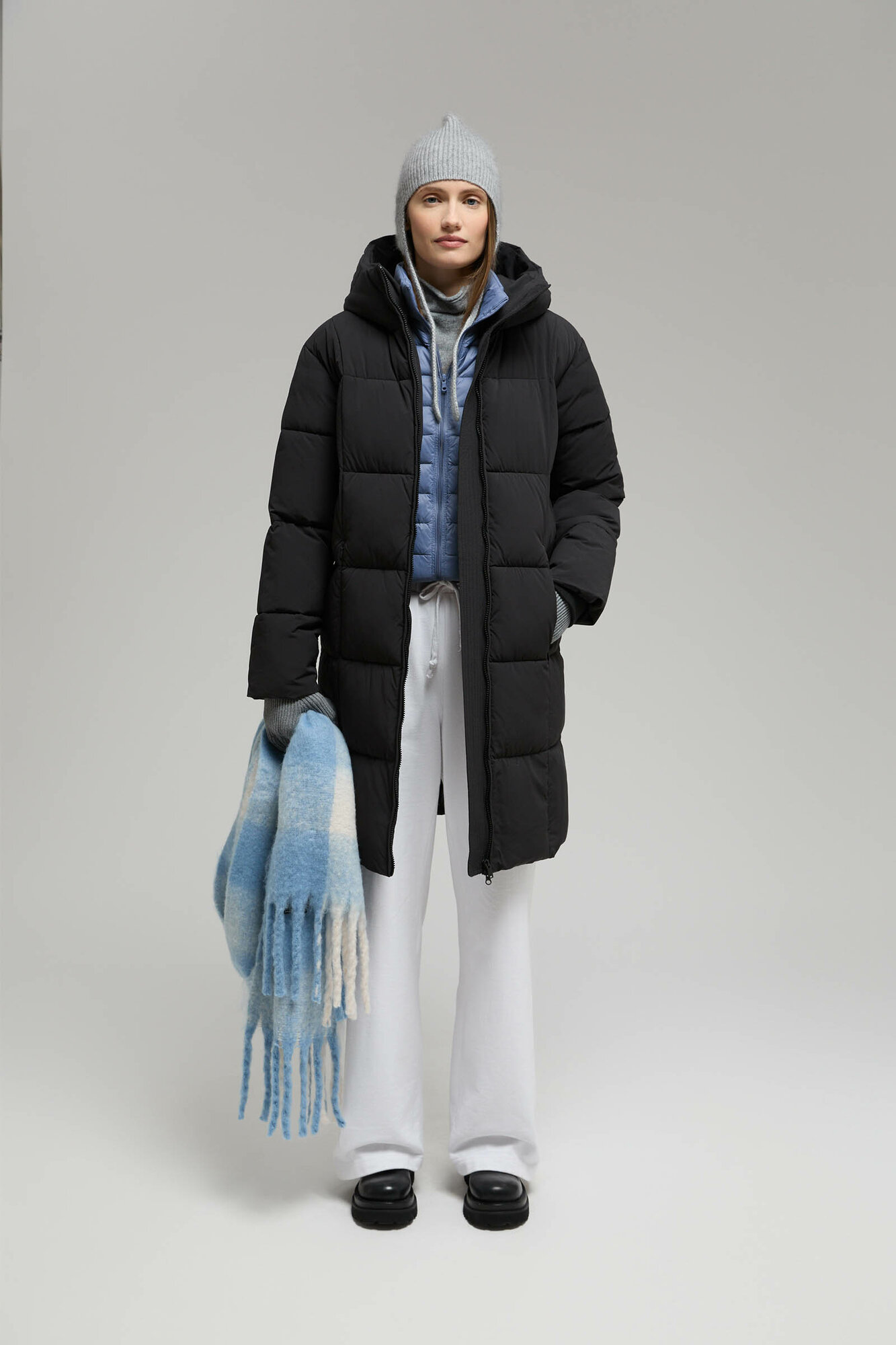 Пуховик стеганый