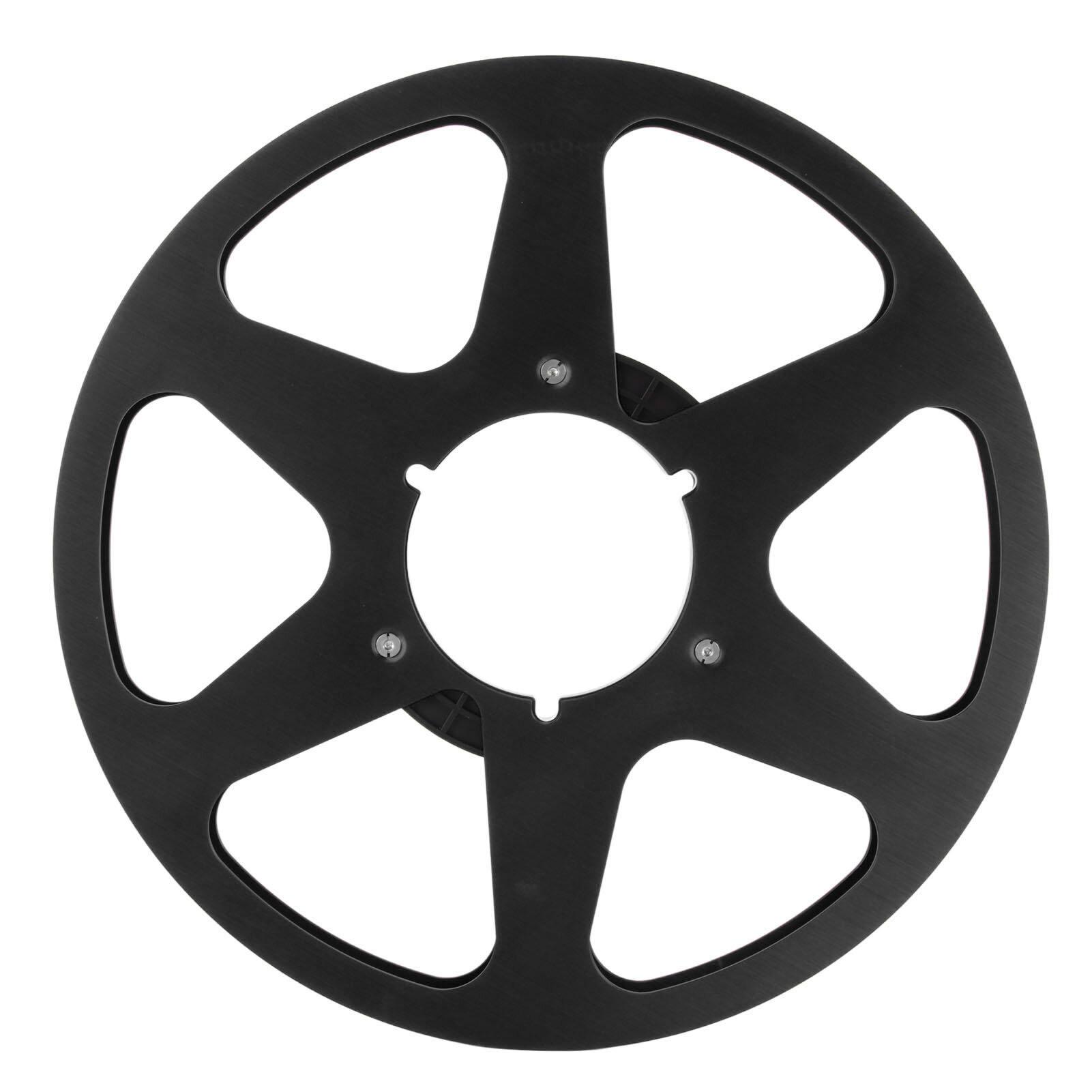 1/4 10,5 дюйма пустой катушка с помощью 6 отверстия алюминиевый сплав универсальный открывающаяся машина деталь звуковая лента катушка черная