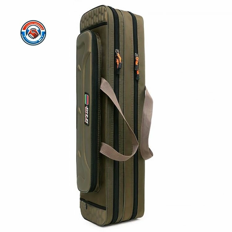 Чехол для удилищ длиной до 100 см, водонепроницаемый полиэстер, защита от ударов и царапин, удобная рыболовная сумка для спиннинга и фидера