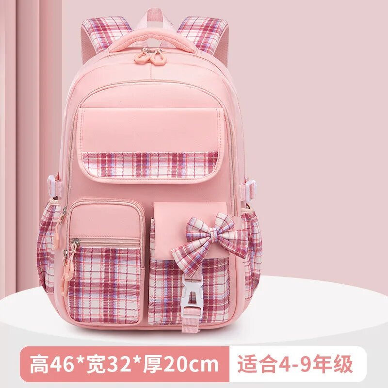 Детские школьные сумки для девочек, детская сумка, ортопедические школьные рюкзаки для начальной школы, рюкзак принцессы, школьный рюкзак для подростков, Розовый, Женский