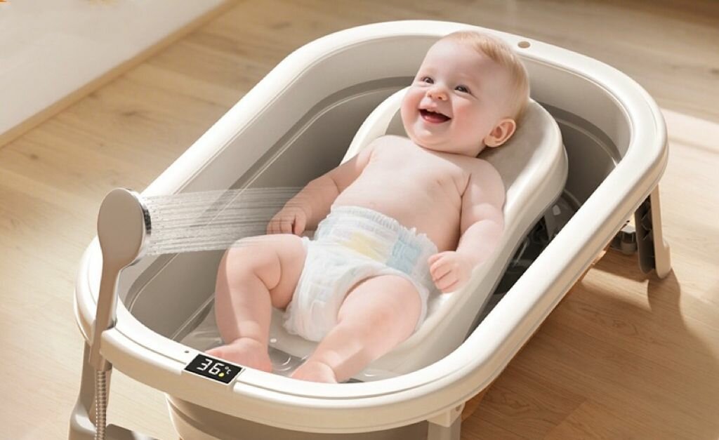 Складная ванночка для купания детей с постоянной температурой