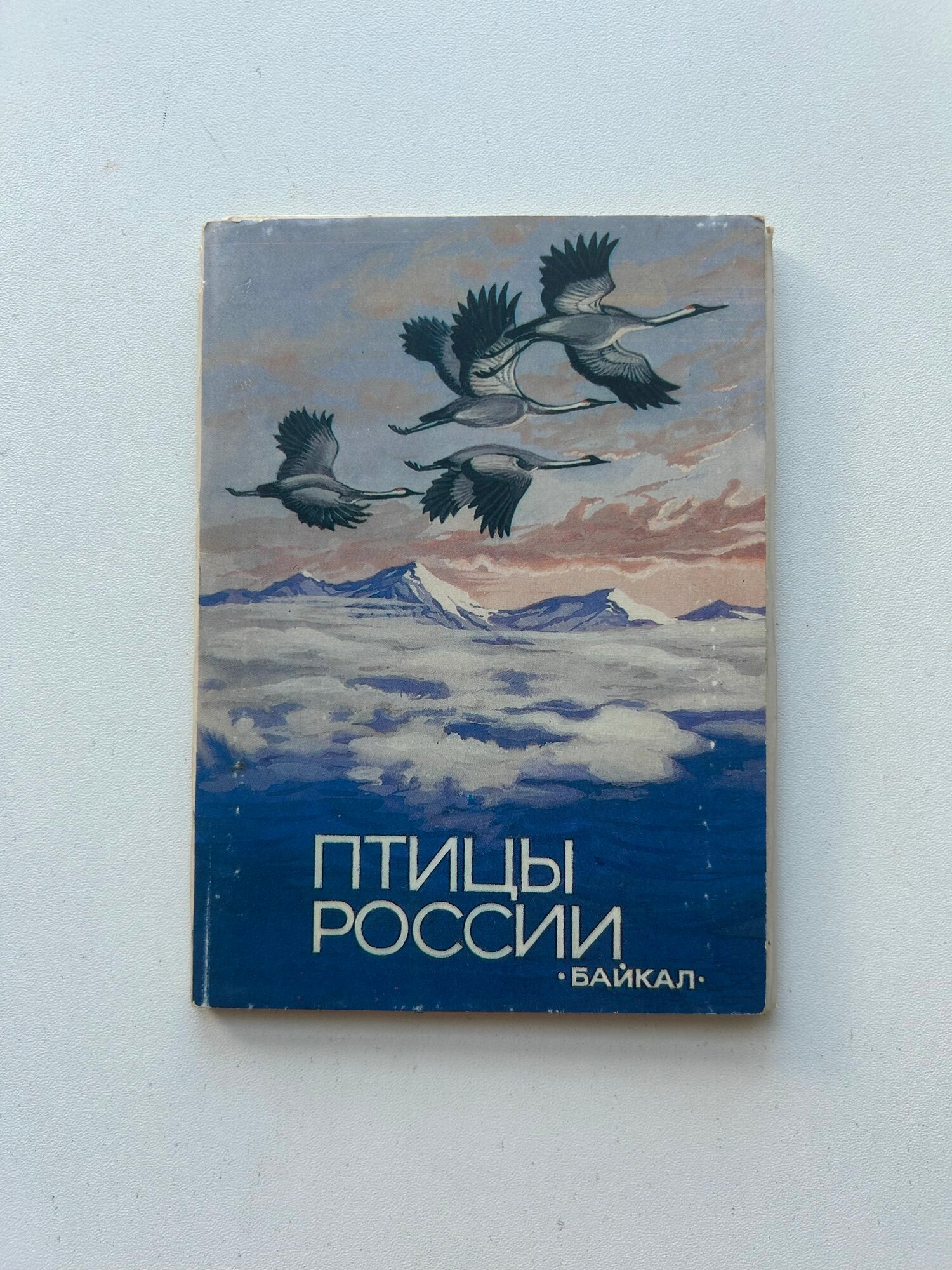 Набор открыток Птицы России. Байкал. Выпуск 3 . Художник В. Г. Егоров. Полный комплект из 16 открыток. Издание 1986 года