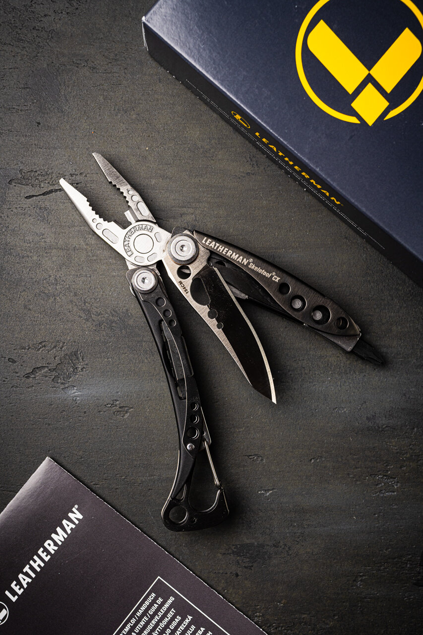 Мультитул LEATHERMAN Skeletool CX, 7 инструментов, черный, 830923