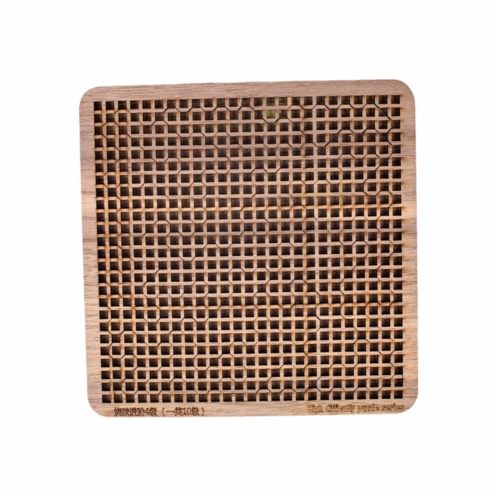 Головоломка для расшифровки, сжигающая мозг, Деревянная Для Взрослых 10-го уровня Сложности-Alcinberto Graphics