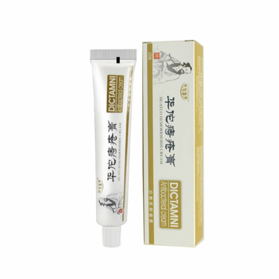 Китайский травяной крем от геморроя, мазь, оздоровительный уход, мощный, белый