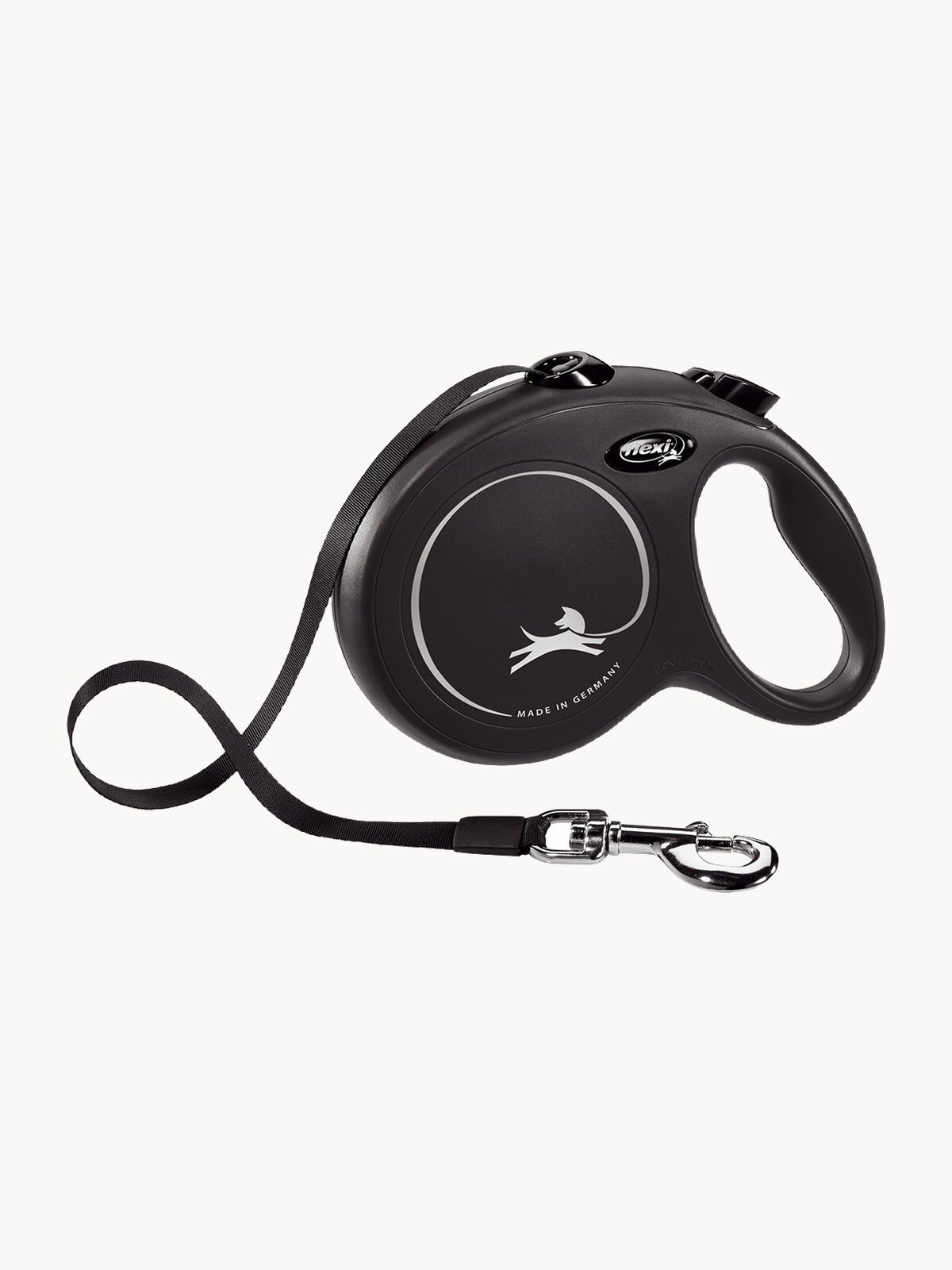 Поводок-рулетка Flexi New Classic L, 5 м, 50 кг, черный