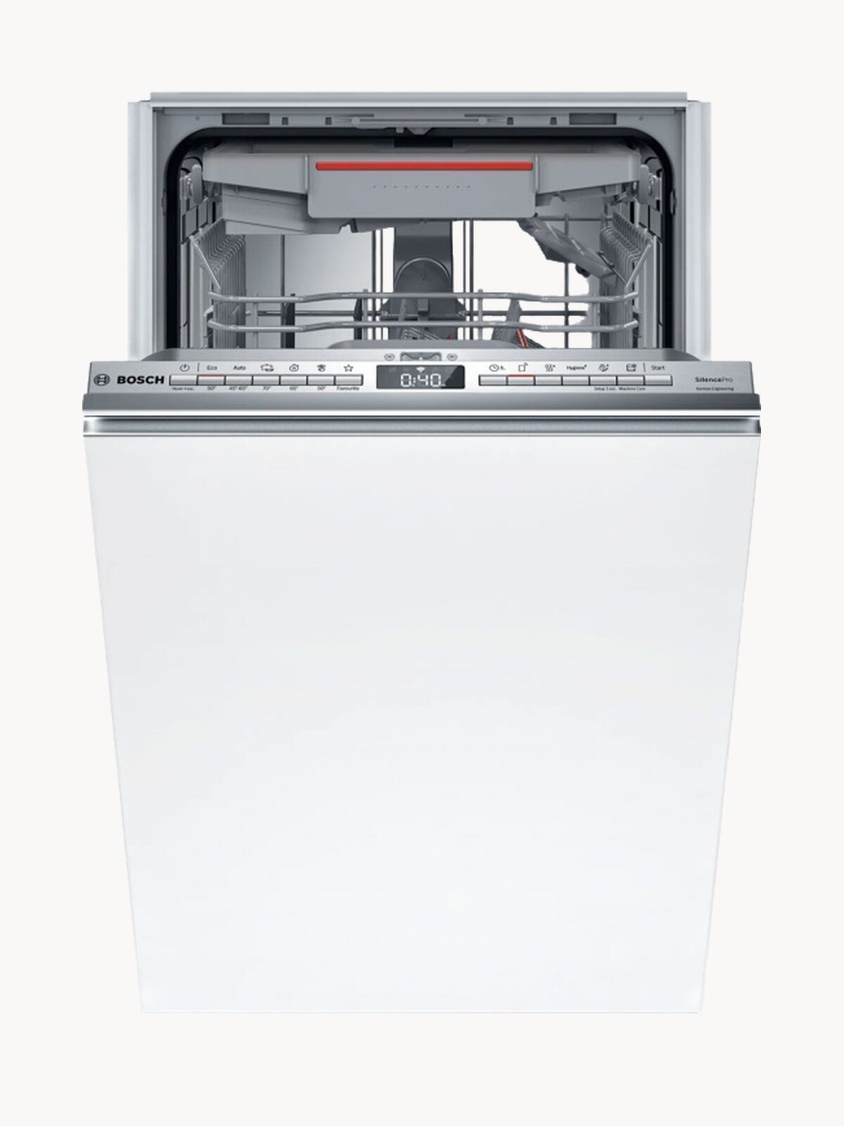 Bosch Встраиваемая посудомоечная машина узкая SPV4HMX65Q 45см, Serie 4, 10 комплектов, 5 программ, VarioDrawer, инвертор