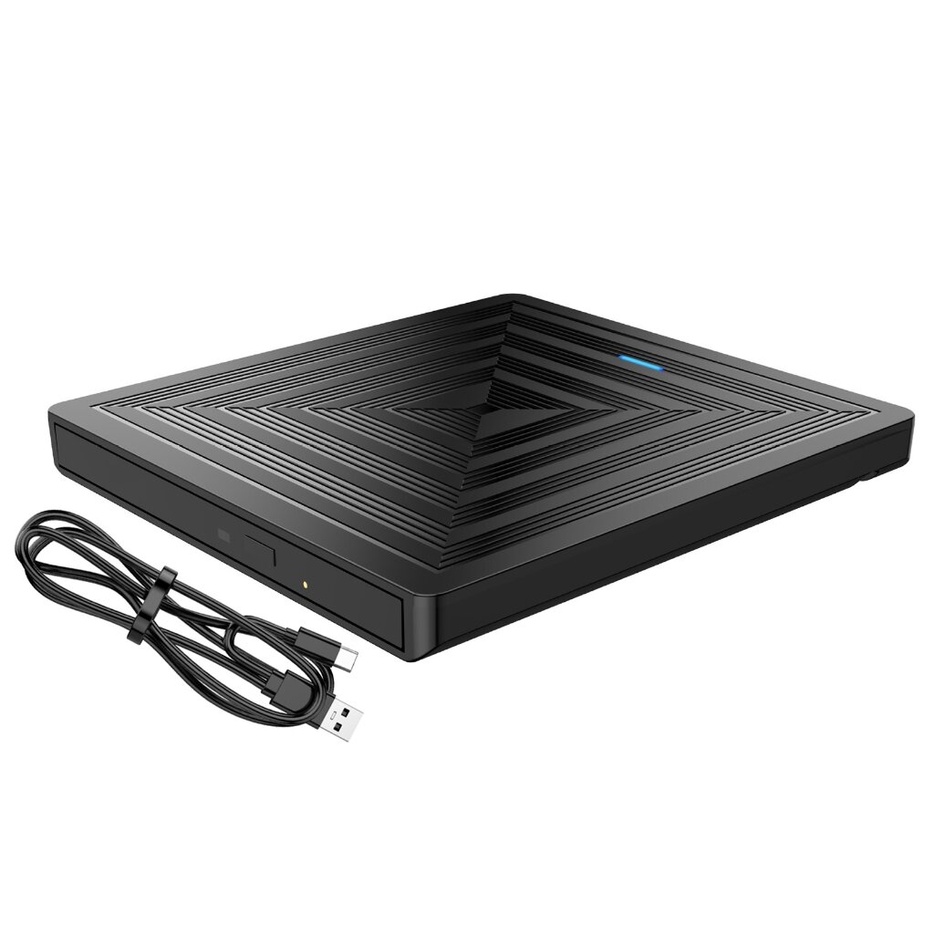 Внешние тонкие устройства записи DVD-дисков обеспечивают быструю скорость чтения и записи USB3.0 для операционных систем ПК