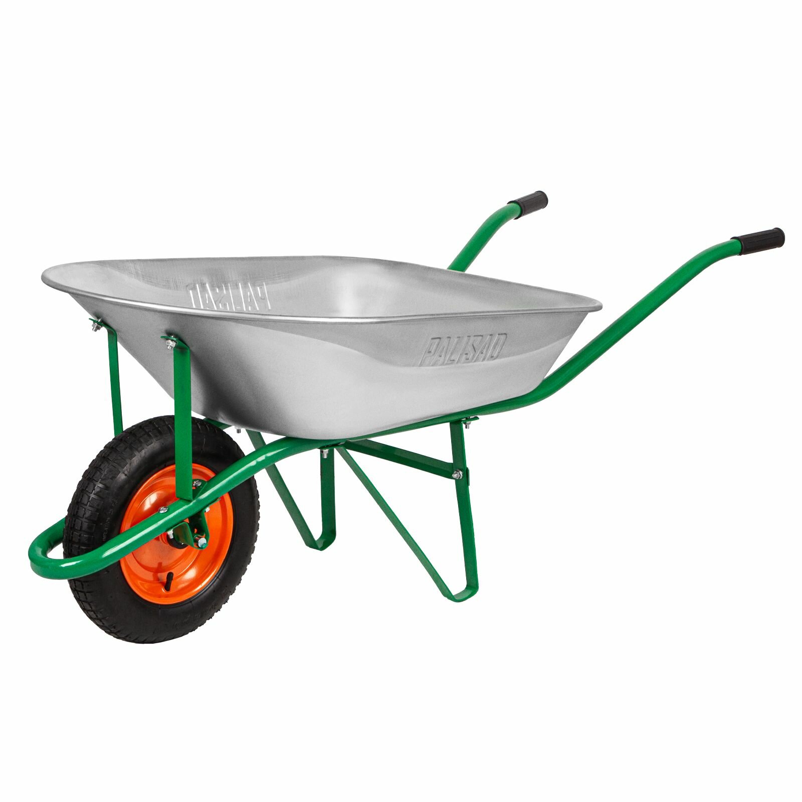 Тачка садовая, грузоподъемность 160 кг, объем 78 л Palisad 689155