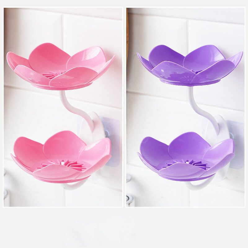 Мыльница лотос, мыльница на душевую стойку