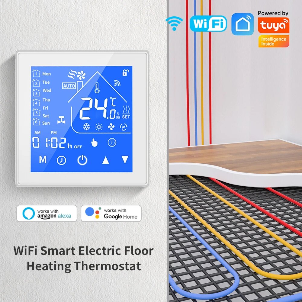 Умный Wi-Fi термостат WiFi Electric Heat
