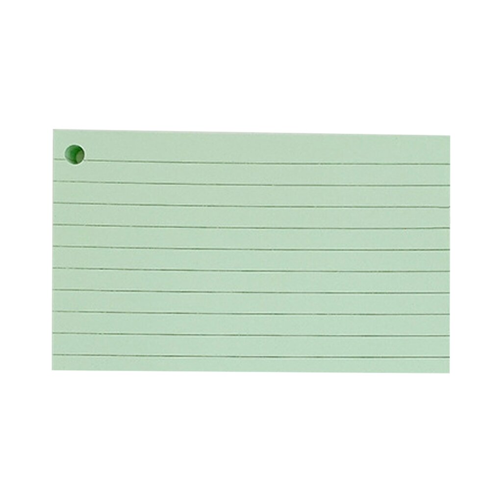 Разлинованные указательные карточки с переплетными кольцами Флэш-карты учебные карточки Карточки для заметок Словарные карточки Карточки с чистой бумагой