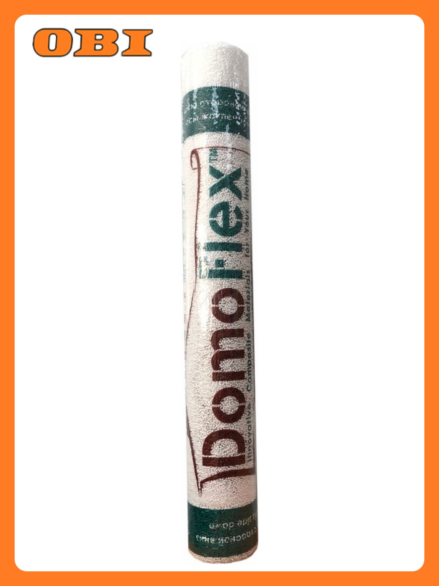 Подложка под напольные покрытия DomoFlex пенополистирол 3 мм рулонная 10 кв. м