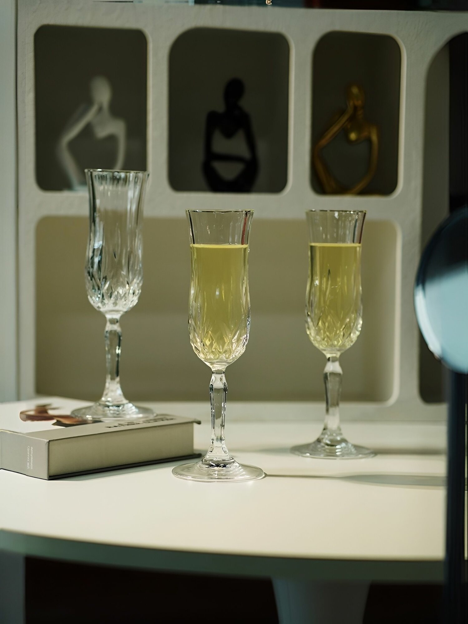 Фужер для шампанского, 150 мл, набор 6 шт, бокал для вина, шампанского