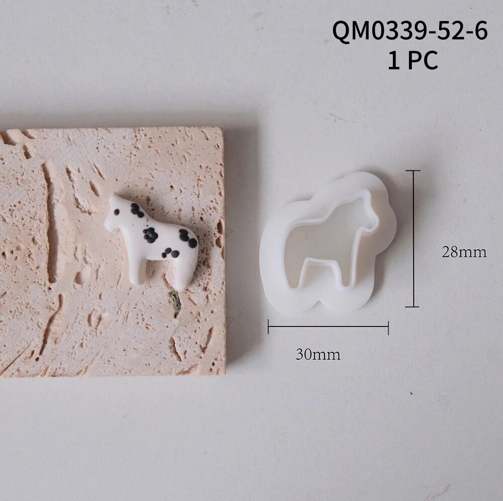 Форма для полимерной глины Лошадь, QM0339-52-6