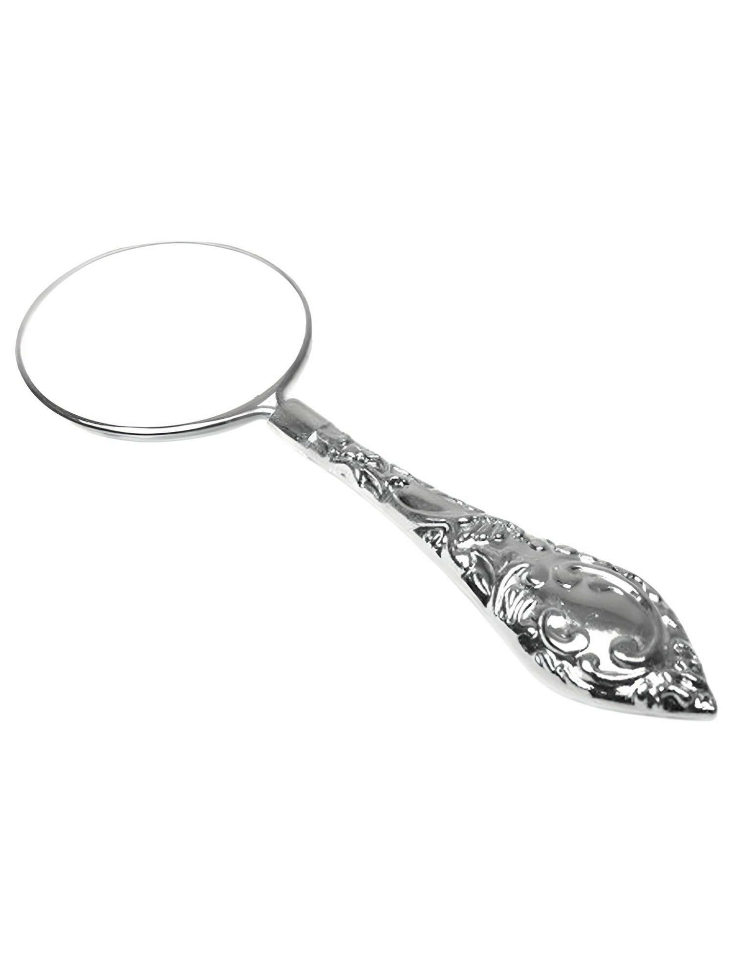 Лупа просмотровая 5х d 44 мм, "серебряная", 5-кратное увеличение.