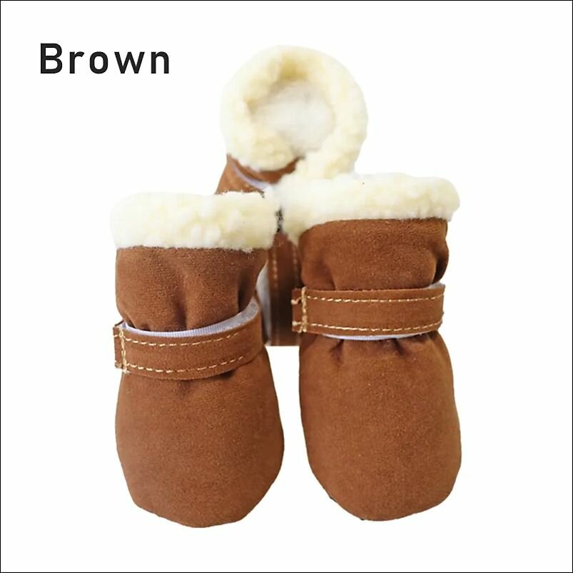 Зимние Термические Обувь для собак Снеговые ботинки