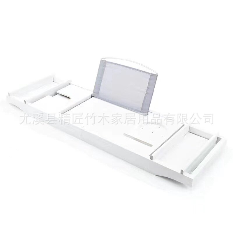 Бамбуковая нескользящая выдвижная полка для ванны, деревянное ведро для хранения в ванной, подставка для ванны