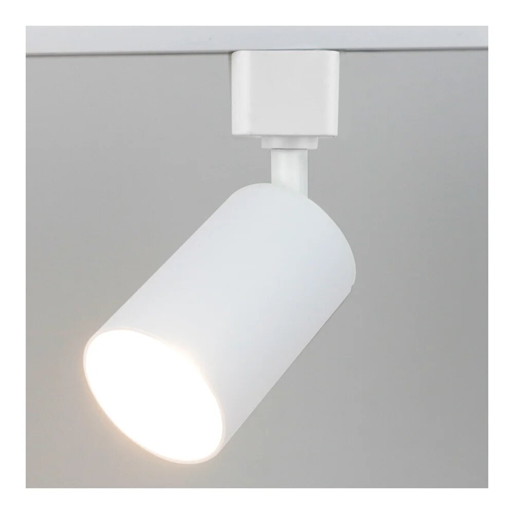 Светильник трековый 1фазный General Lighting Systems GU10, 1 фаза, IP40, 55х55х100мм, GTR-GU10-1-IP40-W белый 580208