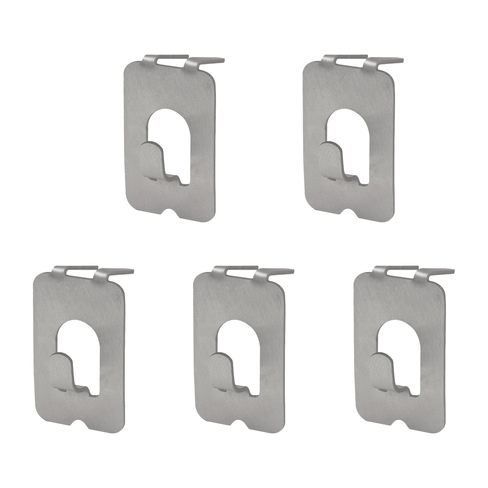 5 прочных настенных крюков из нержавеющей стали нагрузка 18 кг легко снимаются