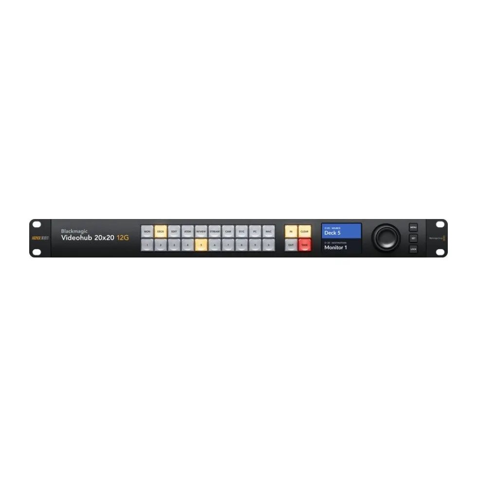 Коммутатор Blackmagic Videohub 20X20 12G