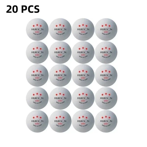 Huieson G40+ мячи для настольного тенниса 3 звезды Серый, White 20