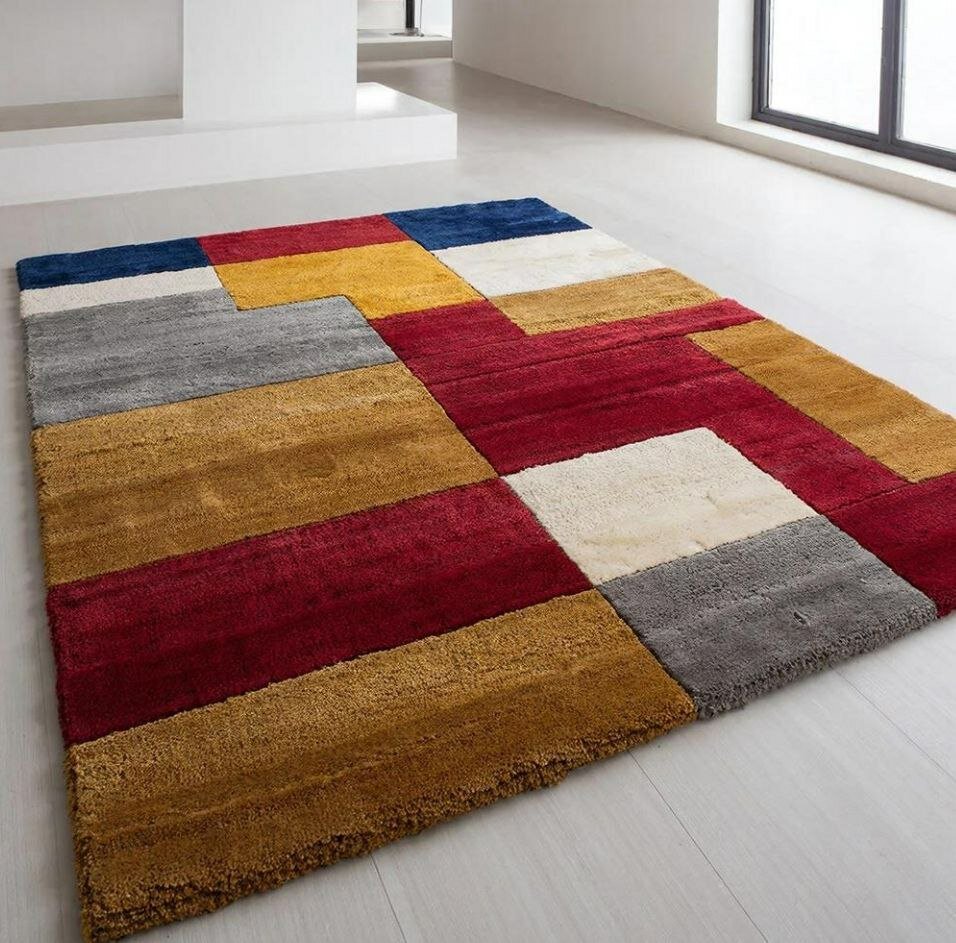 Ковер натуральный шерстяной ручной работы нестондартный тонкая нитка очень нежный и теплый размер 60 на 110