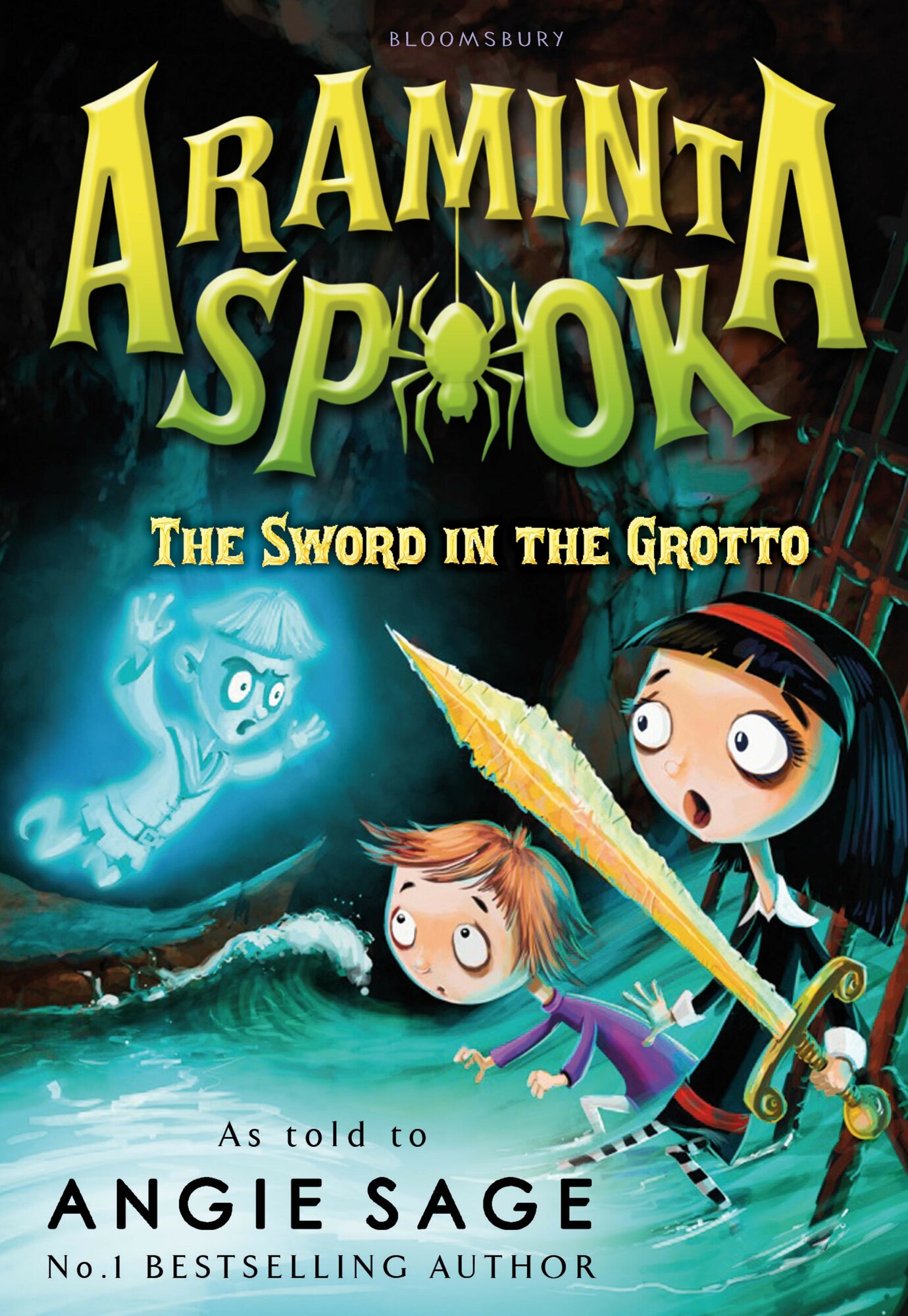 Araminta Spook. The Sword in the Grotto / Книга на Английском