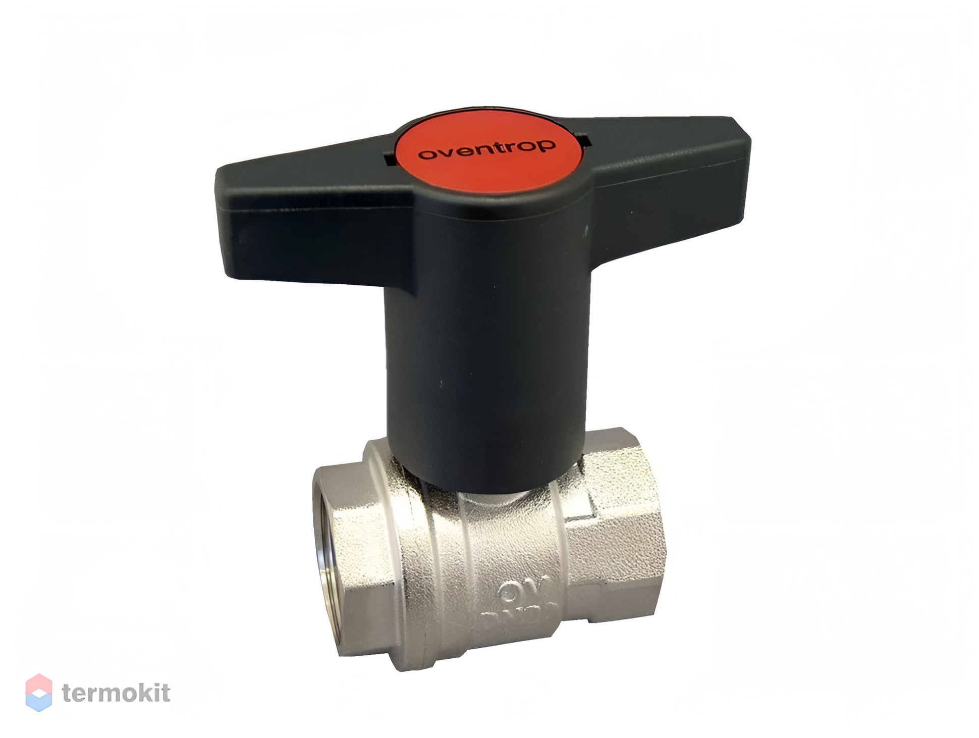 Шаровый кран Oventrop, для воды, 3/4 дюйма г/г, с пластиковой ручкой