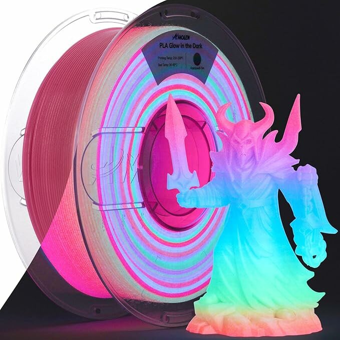 3d принтер FDM PLA Материалы , Радуга ночного света No. 10, высококачественный материал пластиковая проволока диаметром 1,75 мм