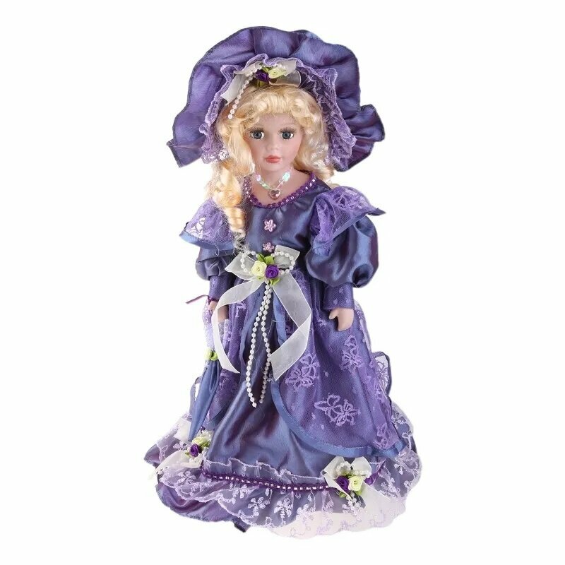 Фарфоровая кукла Викторианская леди