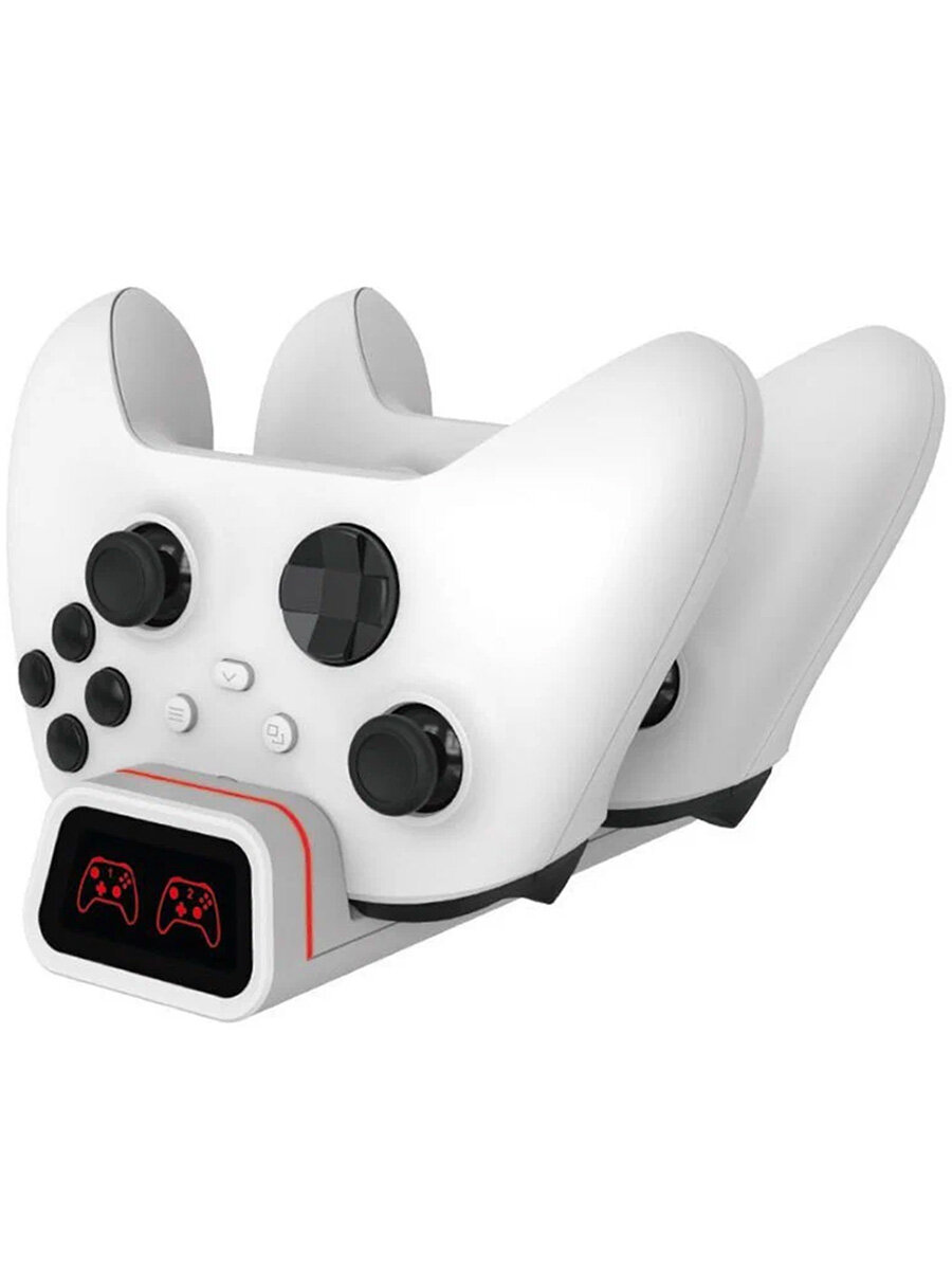 Зарядная станция с 2 аккумуляторами для Xbox Series X/S/One (Dobe TYX-19006XW)