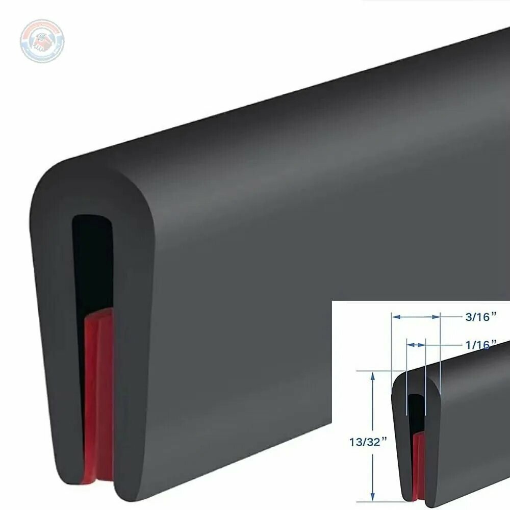 Уплотнитель для двери автомобиля самоклеящийся универсальный резиновый защитный профиль 3 метра для авто лодки прицепа мебели металлических краев