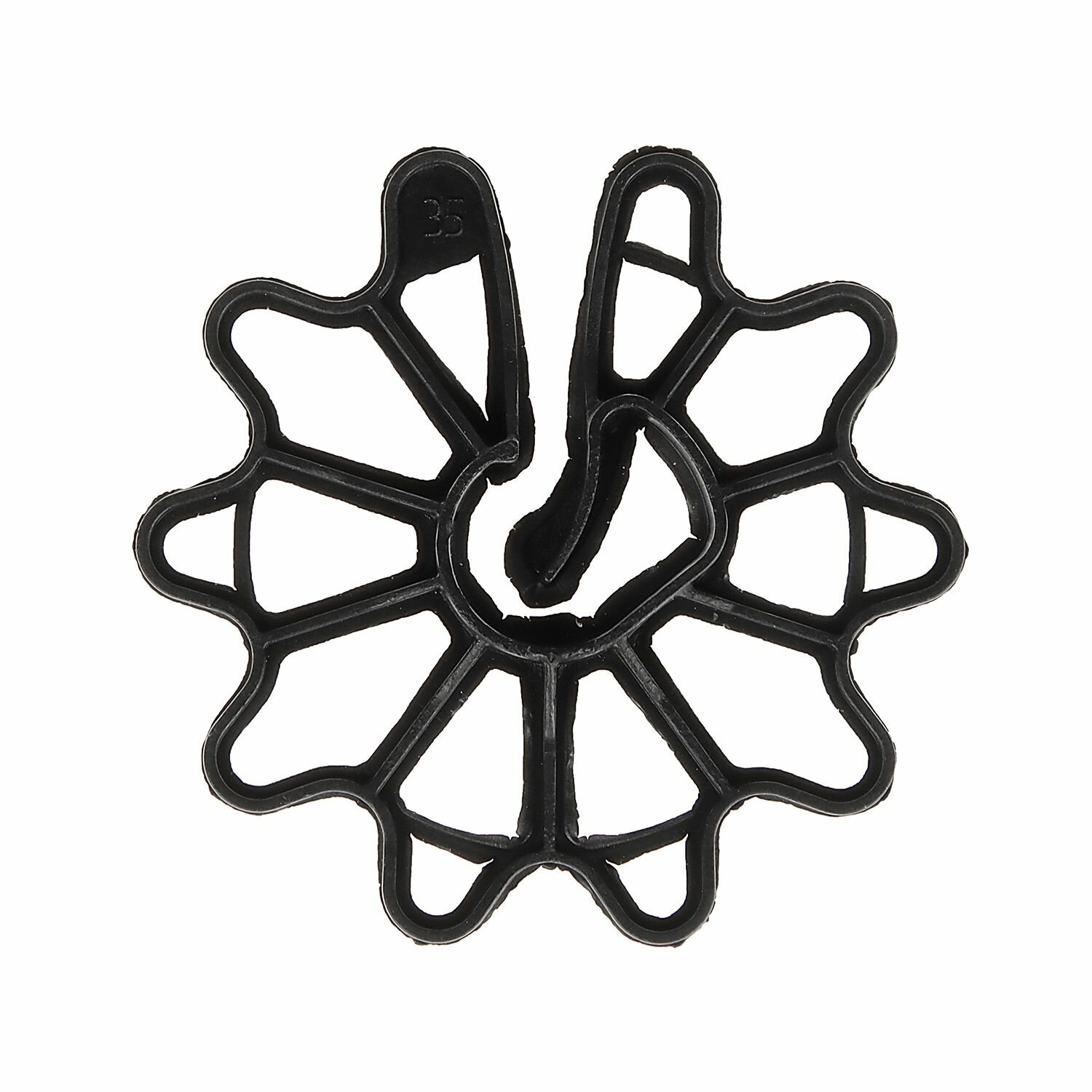 Фиксатор арматуры Крепъ Звездочка, 35 мм, для бетонных снований, полипропилен