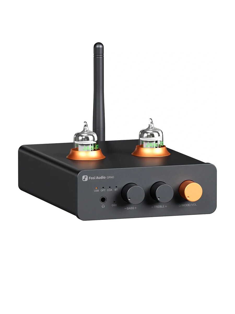 Fosi Audio GR40, серый, стацианарный усилитель и ЦАП