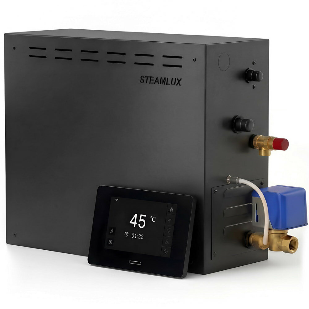 Парогенератор SteamLux NEO WI-FI с музыкой 9 кВт для бани, сауны и хамама
