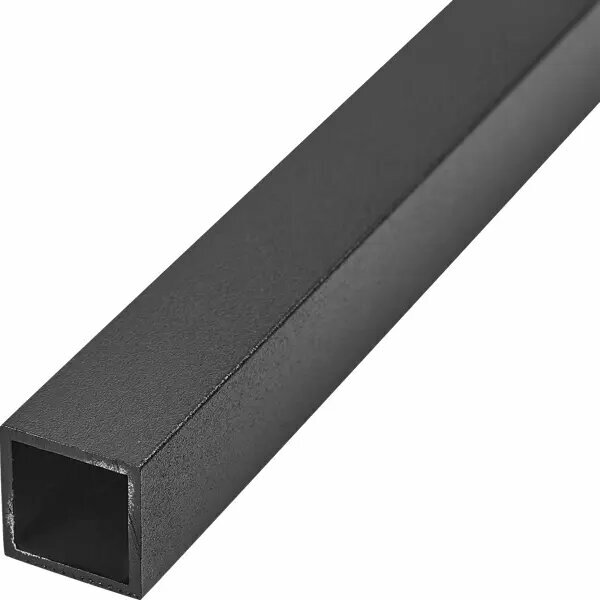 Профиль квадратный Лофт алюминий 18x18x1000 мм черный муар