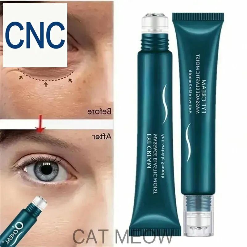 Антивозрастной Крем Для Глаз С Роликовым Массажем, Укрепляет Кожу, Уменьшает Темные Круги, 20 Мл