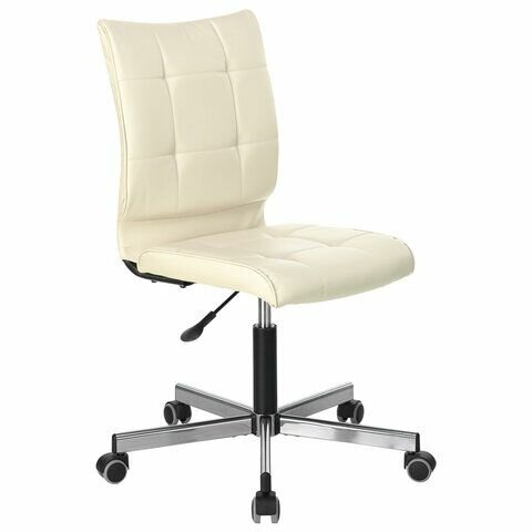 Кресло BRABIX Stream MG-314 экокожа, бежевое Размеры: Высота 855мм Глубина 650мм Ширина 650мм