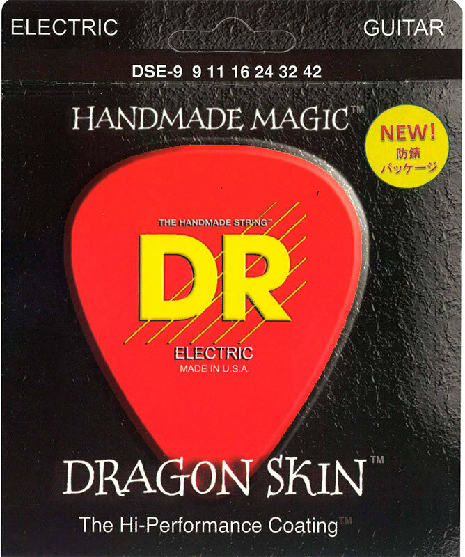 Струны для электрогитары DR Dragon Skin DSE-9 9-42