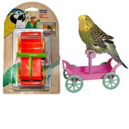 PENN-PLAX Игрушка для птиц Тележка с жердочкой