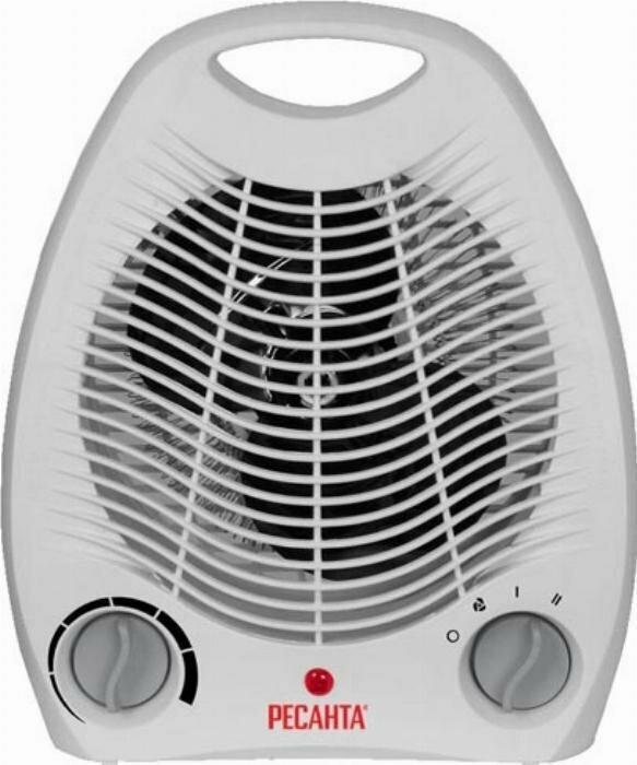 Тепловентилятор Ресанта ТВС-1 220В 2000Вт с режимом поддержания температуры белый
